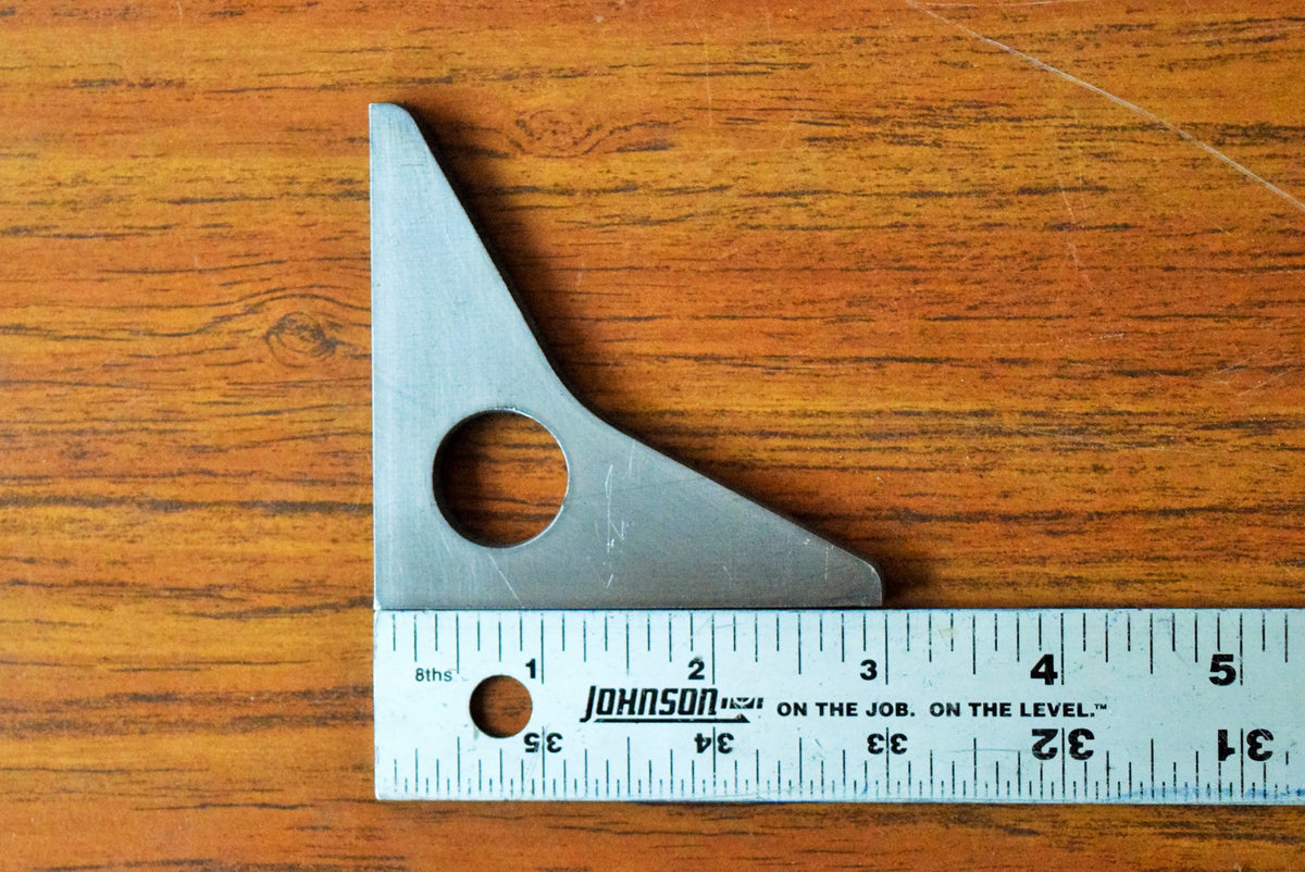 Gusset 3" x 3" Stylish w/ Hole – Cornfield customs